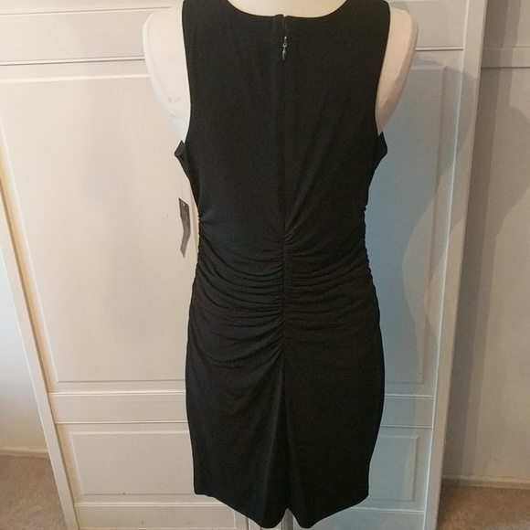 Thalia Sodi | Dresses | Nwt Thalia Sodi Black Dress Gold Jewels Medium ...